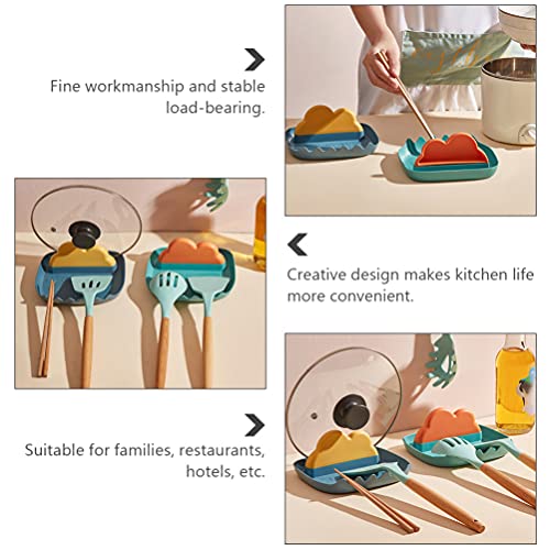 Hemoton 4pcs Pot Lid Racks Pot Lid Holders Cutting Board Holders Chopsticks Racks Utensils Lid Holder
