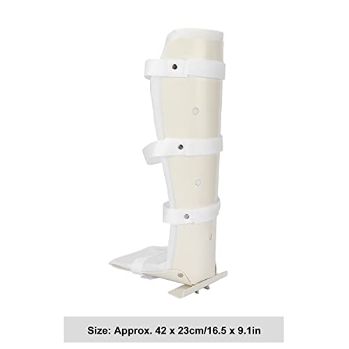 Plantar Fascitis Night Splint, Foot Drop Orthosis Brace Adjustable Elastic Shoes Tongue Ankle Foot Orthosis Easy Use Plastic Lightweight for Arch Support(Right foot)