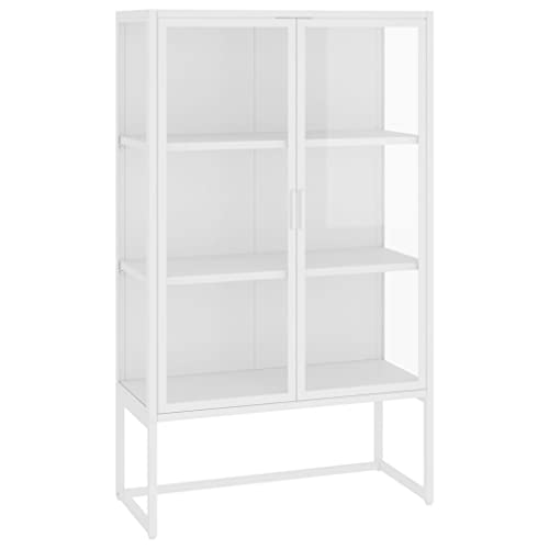 YUUIKLLE Storage Cabinet, Floor Storage Cabinet with Double Door,Cupboard/Pantry Cabinet in The Kitchen, Console Cabinet in The entryway, for Living Room, Home Office