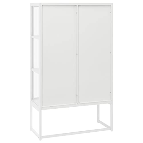 YUUIKLLE Storage Cabinet, Floor Storage Cabinet with Double Door,Cupboard/Pantry Cabinet in The Kitchen, Console Cabinet in The entryway, for Living Room, Home Office