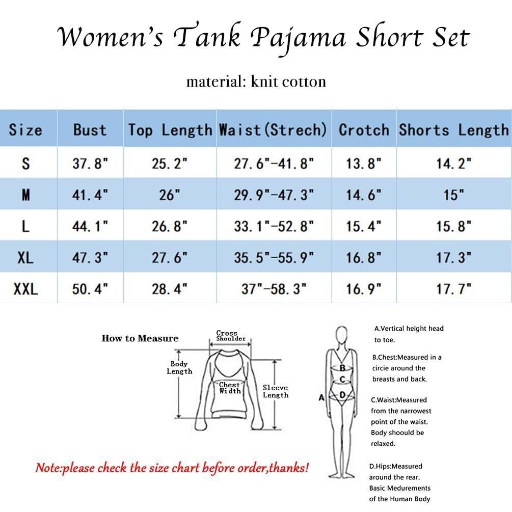 ENJOYNIGHT Women's Pajamas Set Sleeveless Tank Top and Shorts Sleepwear Set Summer 2 Piece PJS with Drawstring & Pockets(X-Large,b.owl)