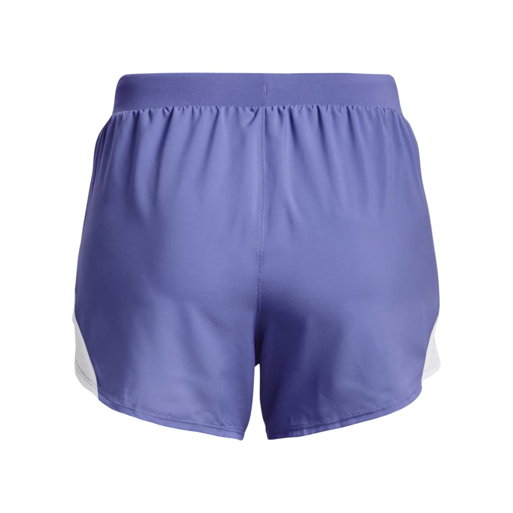 Under Armour Women's Fly by 2.0 Running Shorts, (495) Baja Blue/White/Reflective, Small