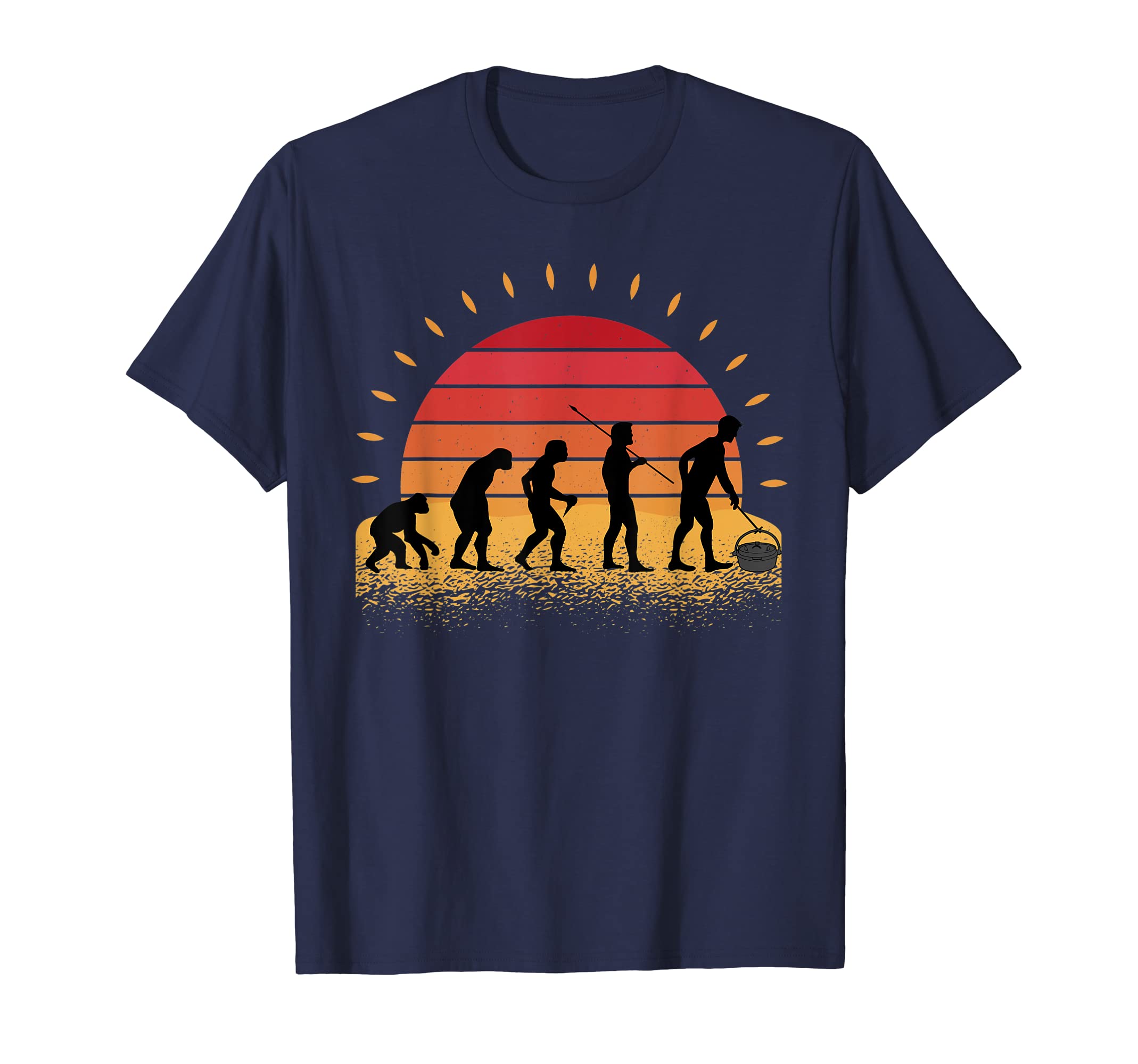 Fire Pot Cast Iron Dopper Grill Design Dutch Oven T-Shirt