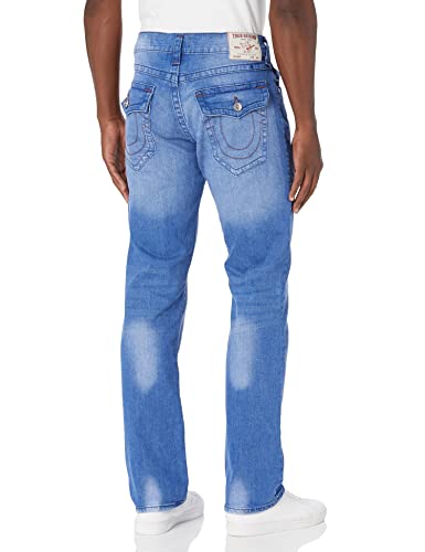 True Religion mens Ricky Flap Sn Jeans, Blue Tint Medium Wash, 40W x 34L US