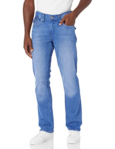 True Religion mens Ricky Flap Sn Jeans, Blue Tint Medium Wash, 40W x 34L US