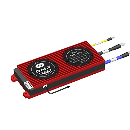 DALY BMS li-ion 7s 24V 100A PCB Protection Board with Separate Port Temperature Sensor for 18650 Lithium Battery Pack Rated 3.7V
