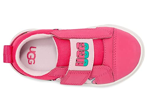 UGG Unisex-Child Rennon Low Watermelon Stuffie Sneaker, Watermelon, 12 Little Kid