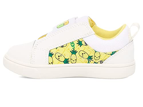 UGG Unisex-Child Rennon Low Pineapple Stuffie Sneaker, Pineapple, 10 Toddler