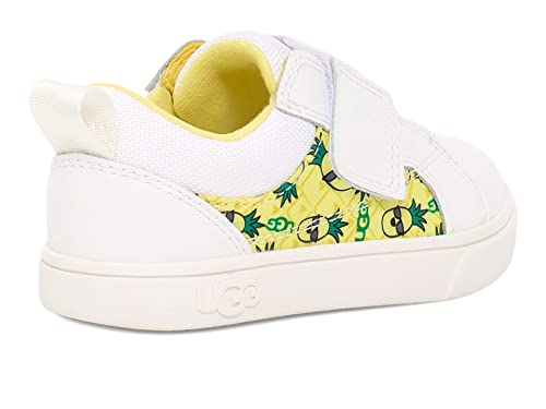 UGG Unisex-Child Rennon Low Pineapple Stuffie Sneaker, Pineapple, 10 Toddler