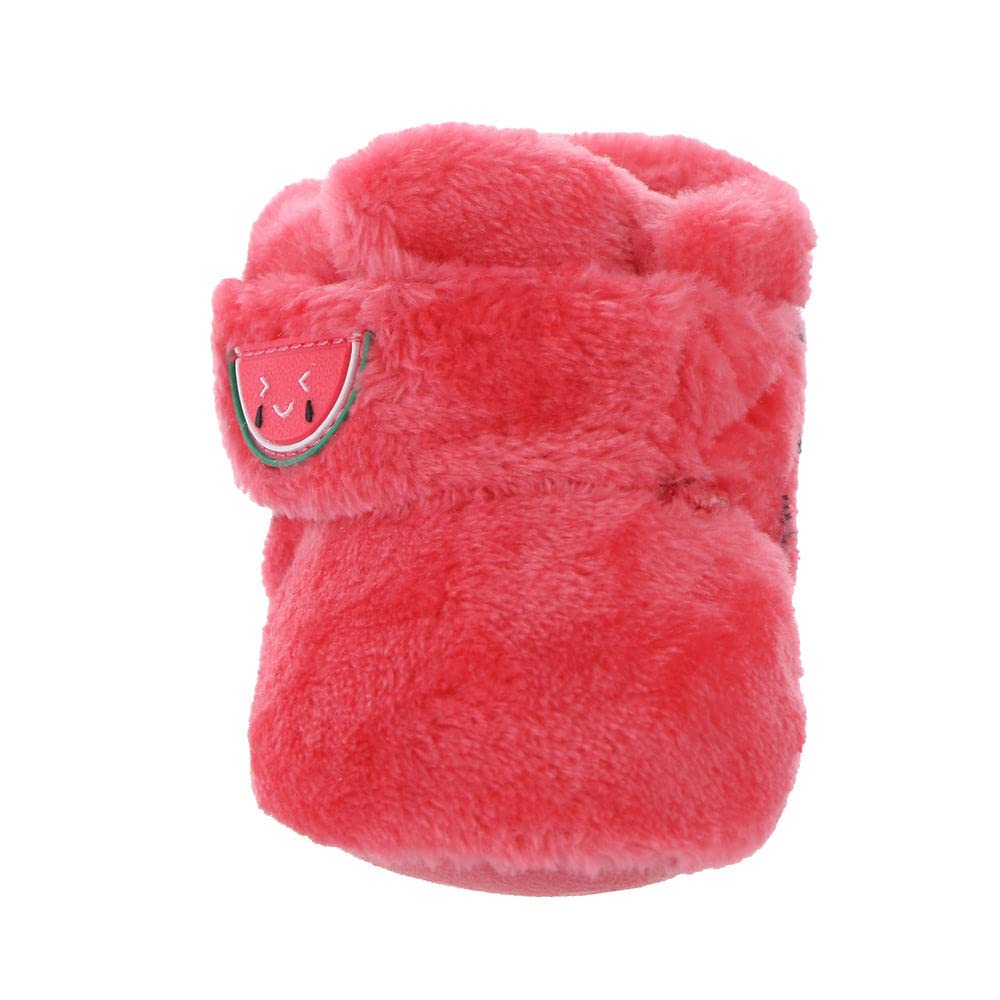 UGG Unisex-Baby Bixbee Watermelon Stuffie Boot, Watermelon-pink, 0-1 Infant