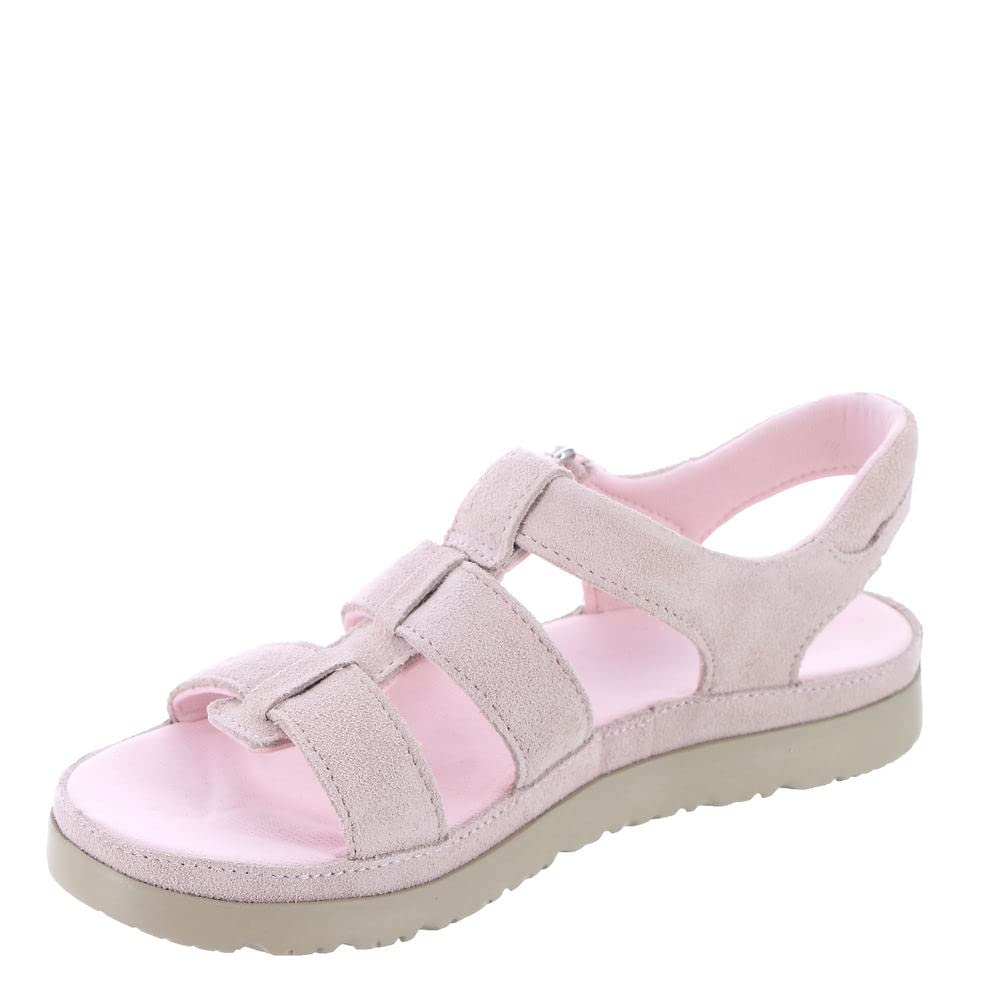 UGG Unisex-Child Goldenstar Strap Sandal, Seashell-pink, 3 Big Kid