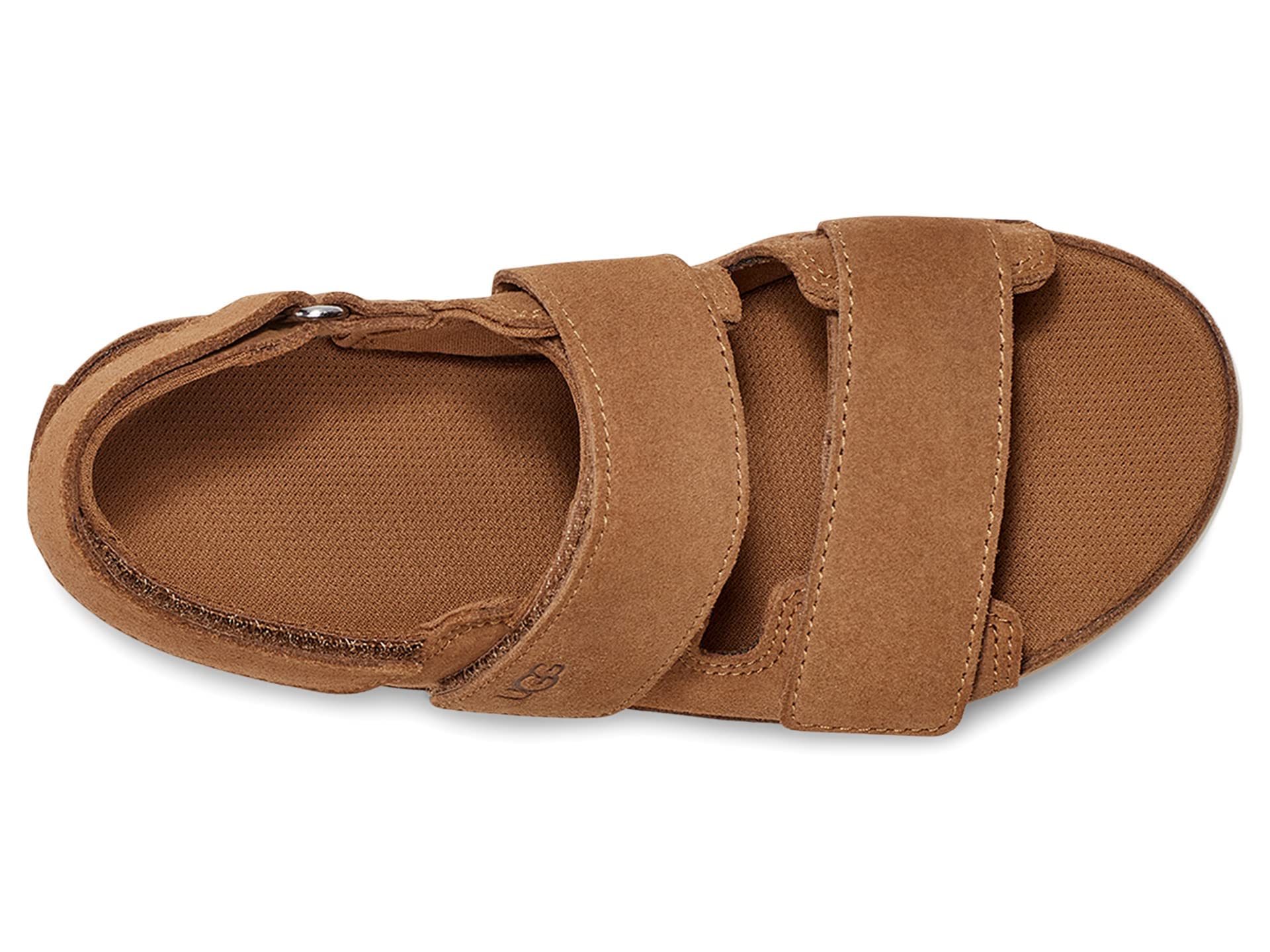 UGG Unisex-Child Goldenstar Slingback Sandal, Chestnut, 2 Little Kid