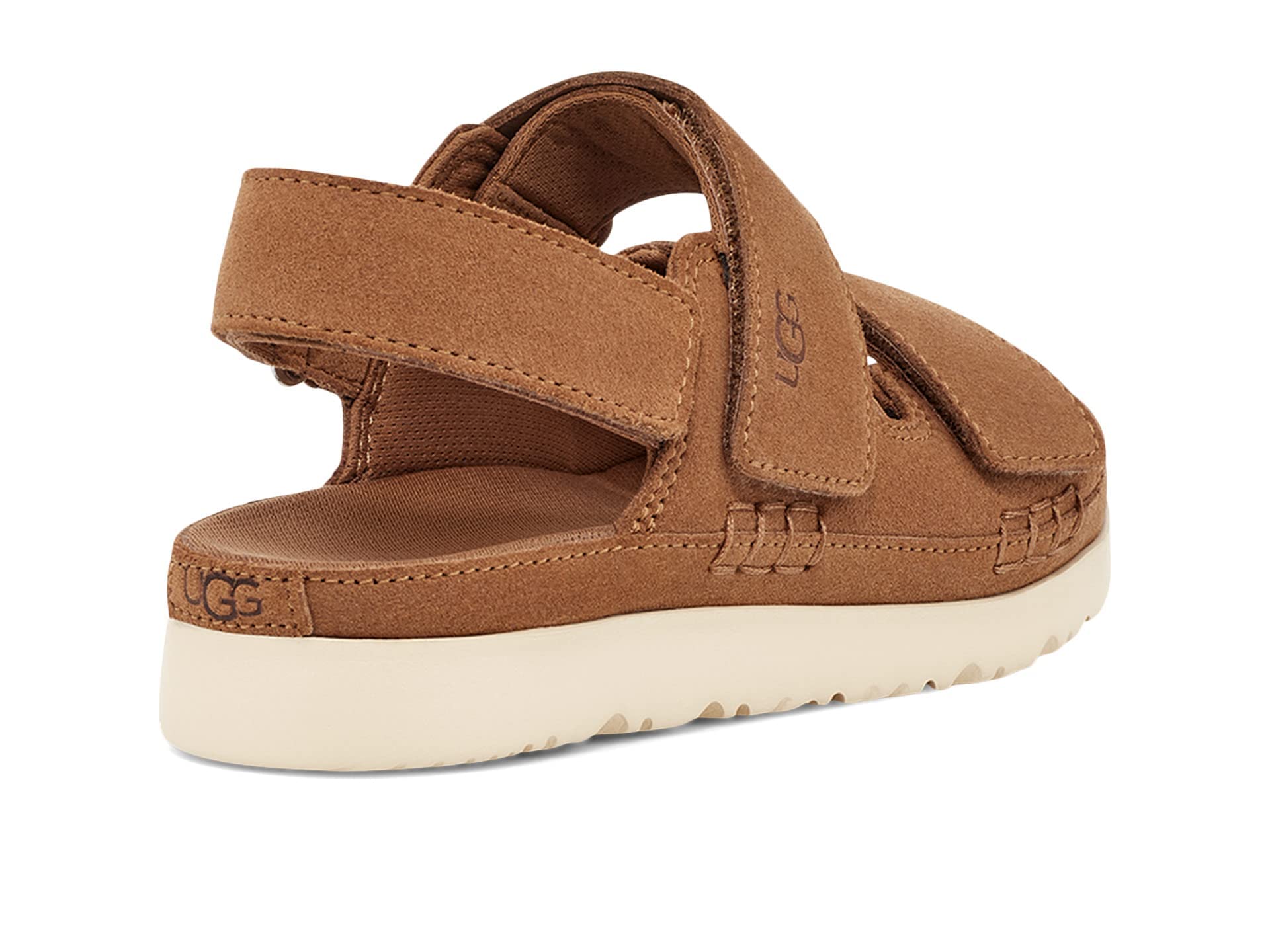 UGG Unisex-Child Goldenstar Slingback Sandal, Chestnut, 2 Little Kid