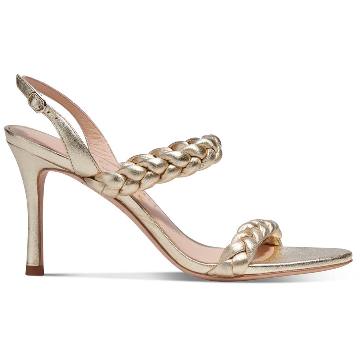 kate spade new york Womens Saffron Slingback Sandals Gold 8.5 Medium (B,M)