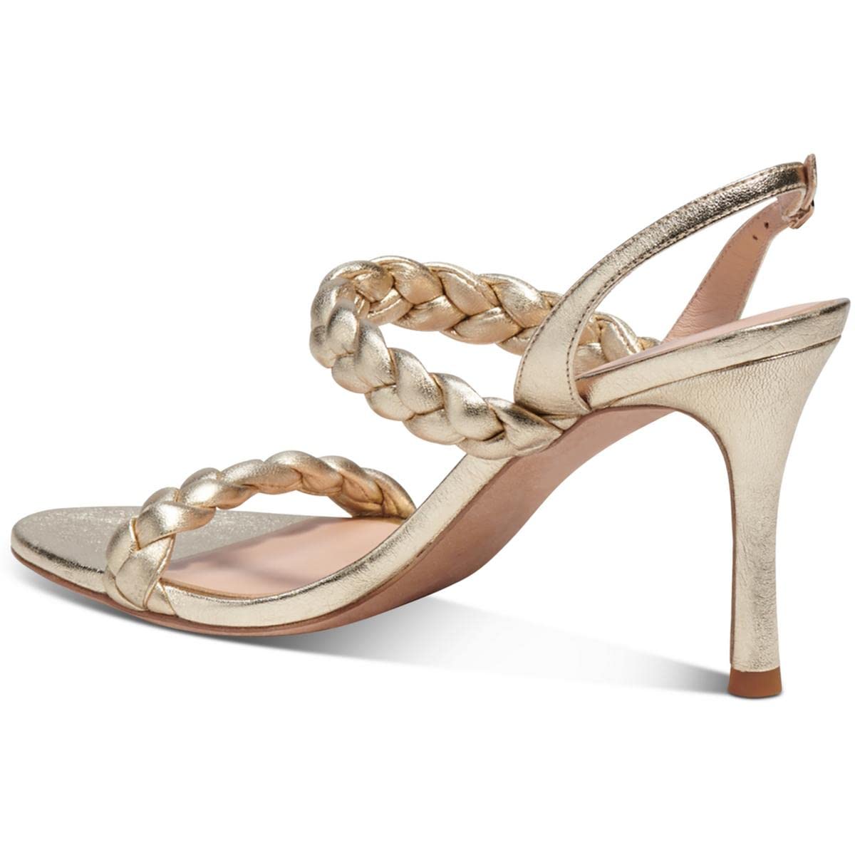 kate spade new york Womens Saffron Slingback Sandals Gold 8.5 Medium (B,M)