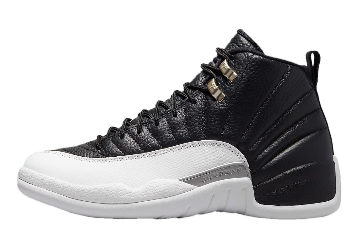 Nike Mens Air Jordan 12 Retro Sneaker, Adult, Black/Varsity Red-White, 10 M US