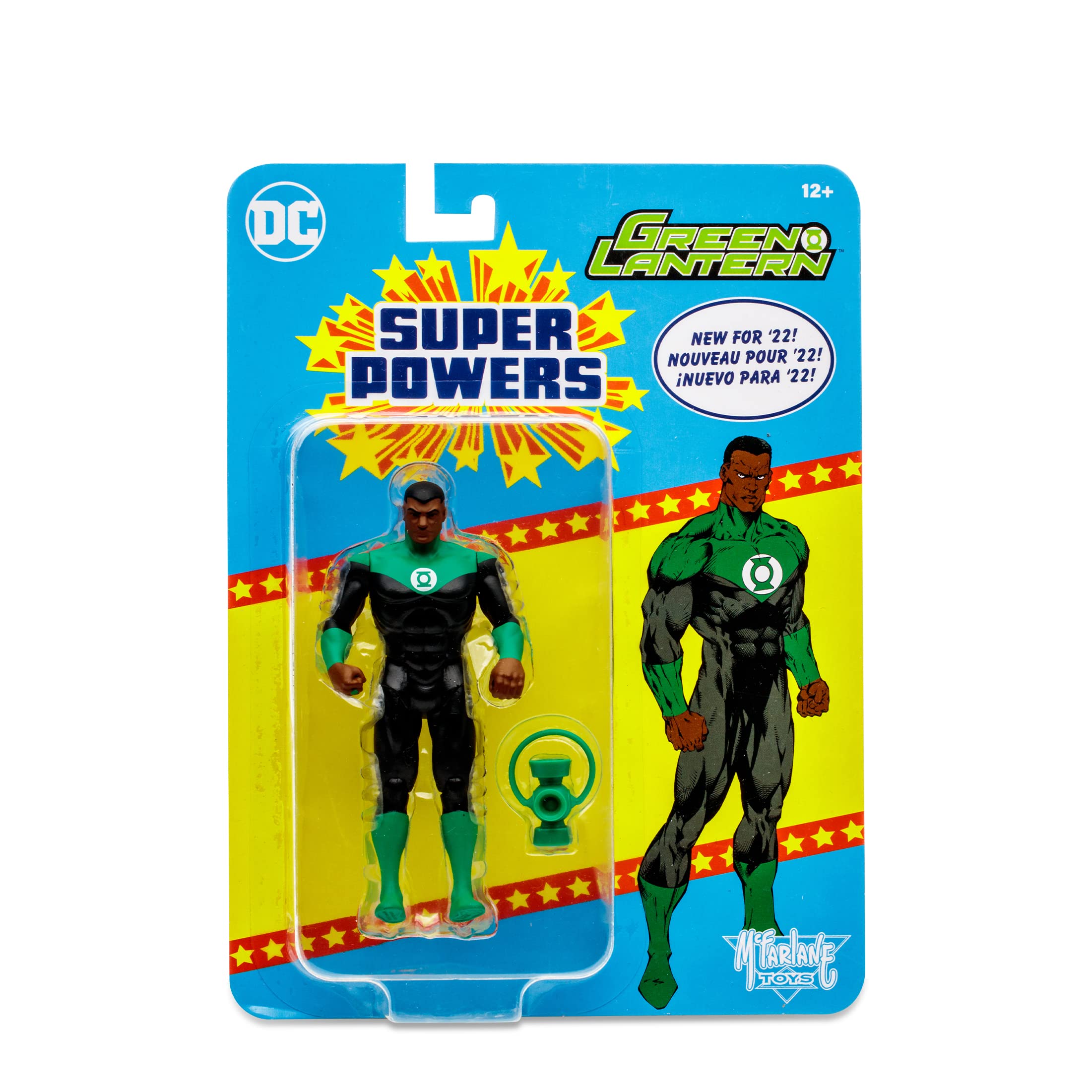 Green Lantern John Stewart (DC Super Powers) 4" Figure