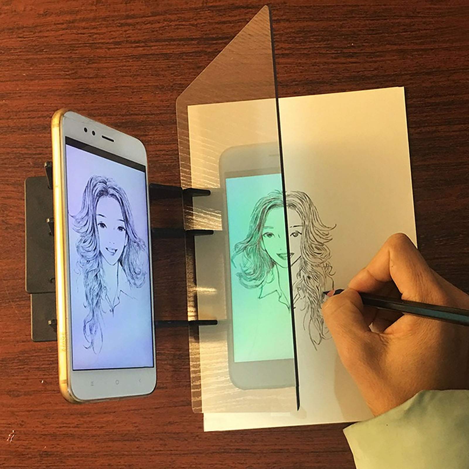 Optical Drawing Projector Tracing Board, Drawing Board Drawing Tool Projector, Sketching Tool Drawing Board Tracing Board Painting Artifact for Beginners and Kids