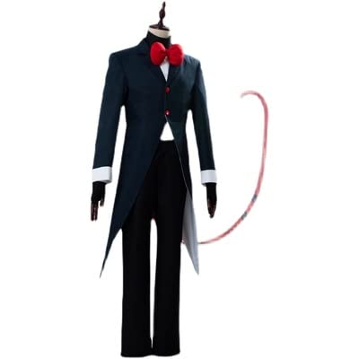 ARY2020 Moxxie Cosplay Costume Tail Uniform Suit Halloween Carnival Party Costume Men Women Custom (L, Female)