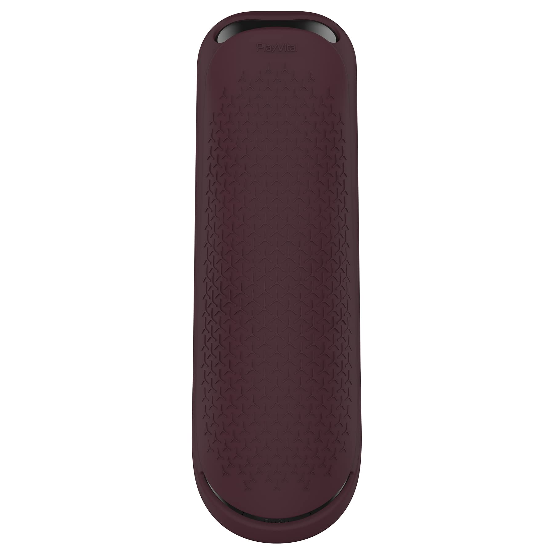 PlayVital Silicone Protective Remote Case for ps5 Media Remote Cover, Ergonomic Design Full Body Protector Skin for ps5 Remote Control - Wine Red