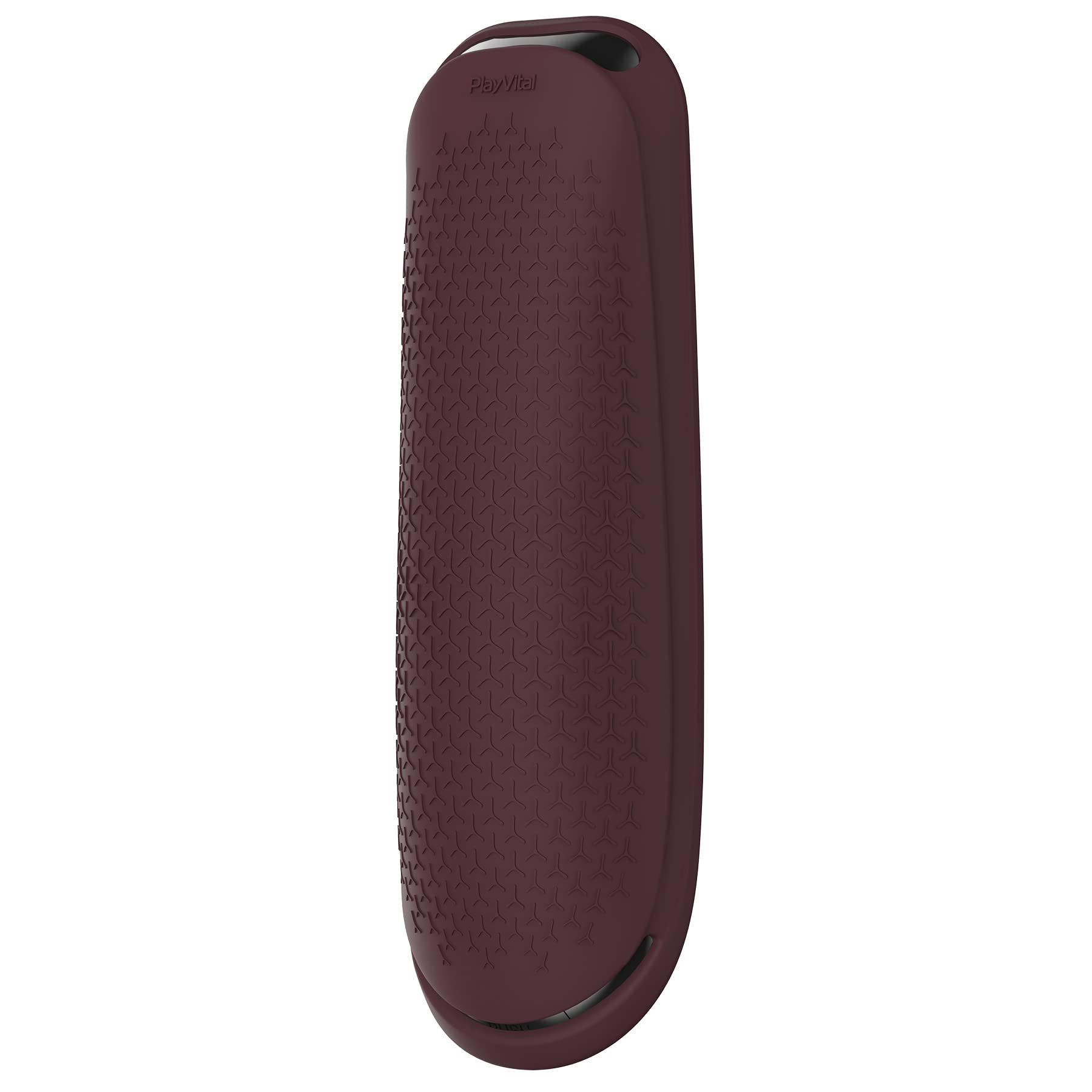 PlayVital Silicone Protective Remote Case for ps5 Media Remote Cover, Ergonomic Design Full Body Protector Skin for ps5 Remote Control - Wine Red