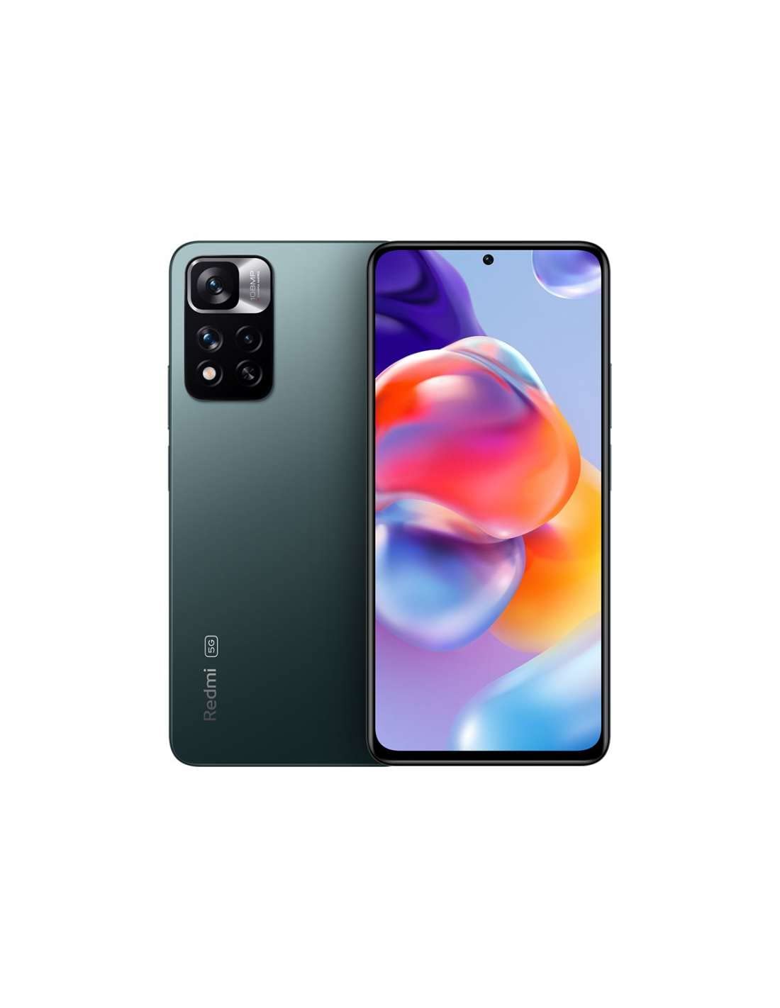 Xiaomi Redmi Note 11 Pro+ Plus 5G + 4G 128GB + 8GB Unlocked 6.67" 108MP Night Mode (Not Verizon Sprint Boost Cricket Metro At&T) + (w/Fast Car 51W Charger Bundle) (Forest Green)