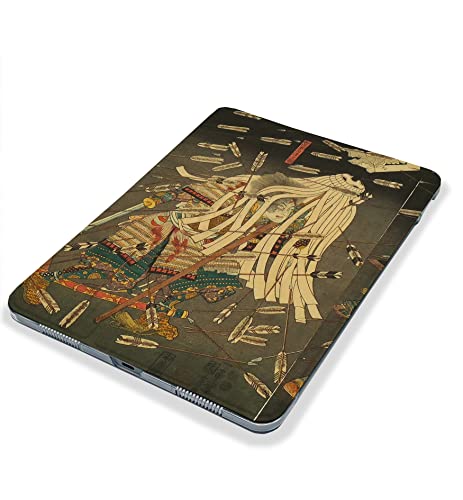 Cute Japanese Antique Samurai case Compatible with iPad Mini Air Pro 7.9 8.3 9.7 10.2 10.9 11 12.9 inch Pattern Cover New 2022 2021 Trifold Stand 3 4 5 6 7 8 9 Generation 71 (9.7" 5/6 gen)