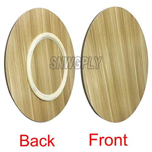Wood Dining Table Turntable - Tabletop Serving Tray Round, Easy To Share Food, Smooth Surface, No Deformation And No Cracking, Multiple Colour, 360° Flexible Rotation, Lazy Susan Turntable
