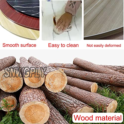 Wood Dining Table Turntable - Tabletop Serving Tray Round, Easy To Share Food, Smooth Surface, No Deformation And No Cracking, Multiple Colour, 360° Flexible Rotation, Lazy Susan Turntable