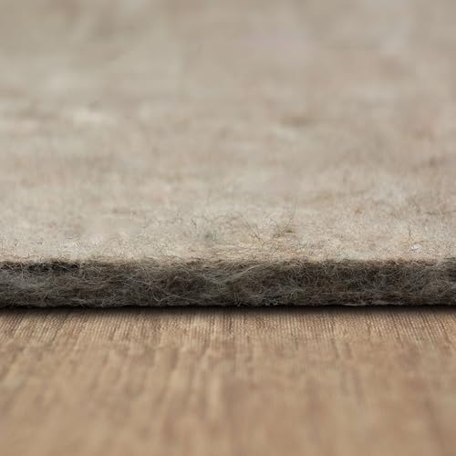 Mohawk Home 5' x 7' 1/2 Rug Pad 100% Felt Protective Cushion, Premium Comfort Underfoot β Safe for All Floors