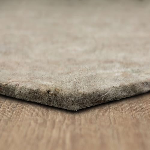 Mohawk Home 5' x 7' 1/2 Rug Pad 100% Felt Protective Cushion, Premium Comfort Underfoot – Safe for All Floors