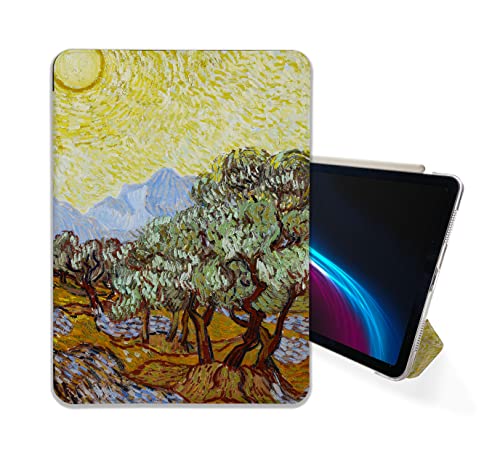 Van Gogh Olive Trees case Compatible with iPad Mini Air Pro 7.9 8.3 9.7 10.2 10.9 11 12.9 inch Pattern Cover New 2022 2021 Trifold Stand 3 4 5 6 7 8 9 Generation 93 (11" Pro 1/2/3 gen)