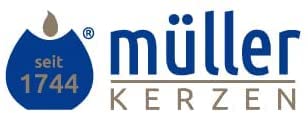 Müller Unscented Pillar Candles - Set of 6 White Candles in Bulk - 2.24 x 4.72 Inch - 32 Hours Long Burning Decorative Candles - Dripless Wax - Smokeless Wick - RAL Quality - Made in Germany