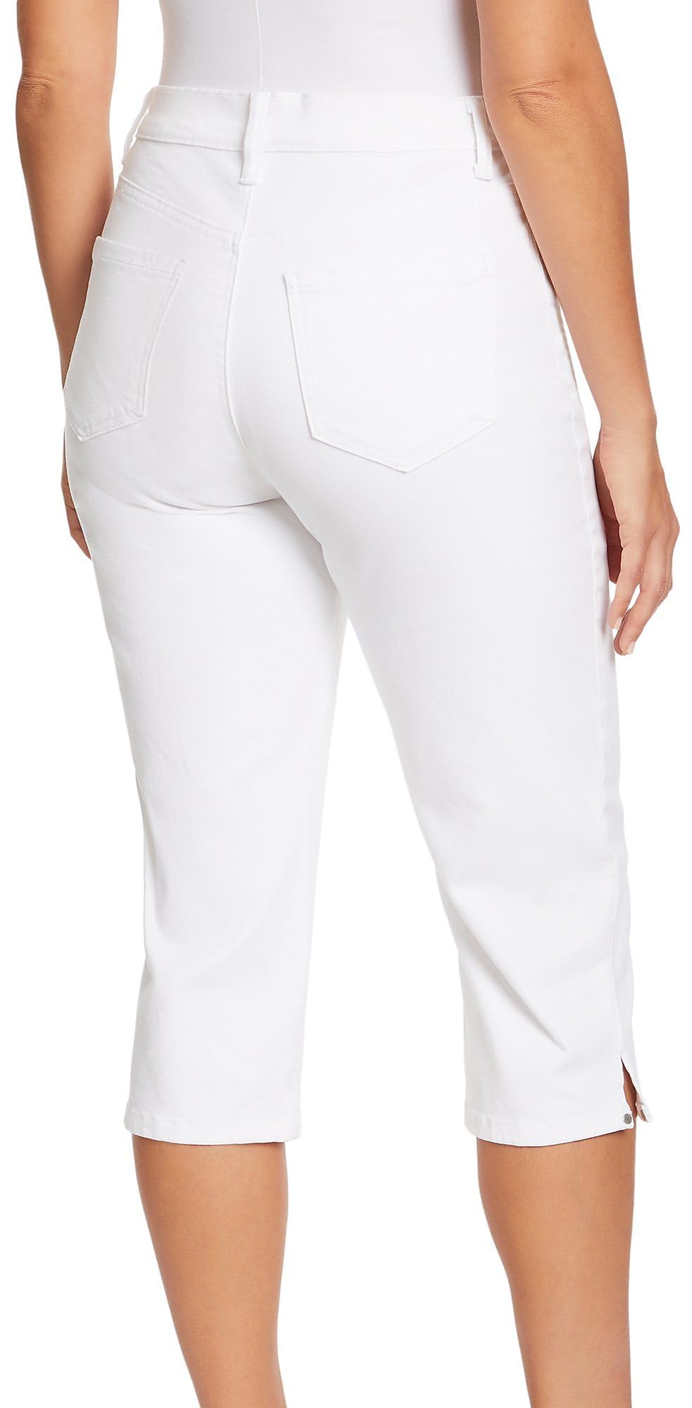 Gloria Vanderbilt Women's Amanda Capri Jean, Vintage White, 8 Regular