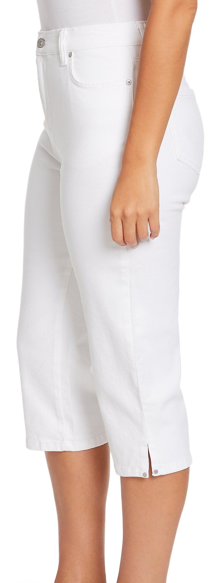 Gloria Vanderbilt Women's Amanda Capri Jean, Vintage White, 8 Regular