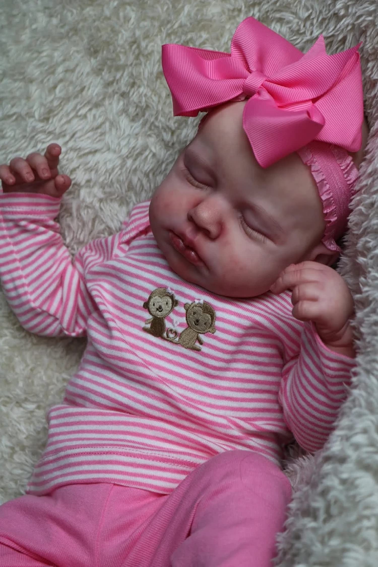 iCradle 20-inch Lifelike Reborn Baby Doll - Realistic Silicone Newborn Toddler Toy for Ages 3+ (013)