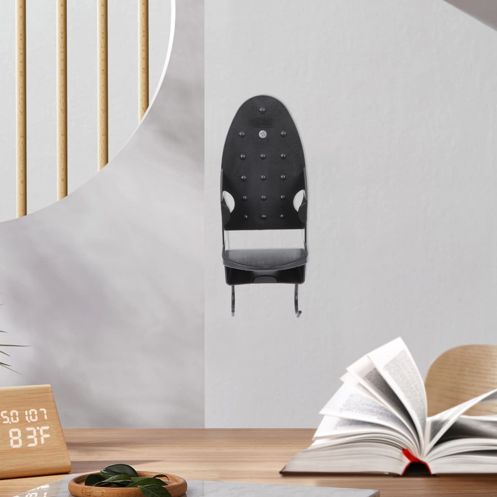 Iron Storage Rack Electric Iron Hanger Ironing Board Shelf Two-in-one Iron Holder Ironing Board Rack Iron Holder Wall Mount Ironing Board Hanger Electric Iron Holder