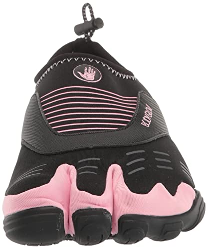 Body Glove Women's Cinch Water Shoe, Black/Prism Pink, 9