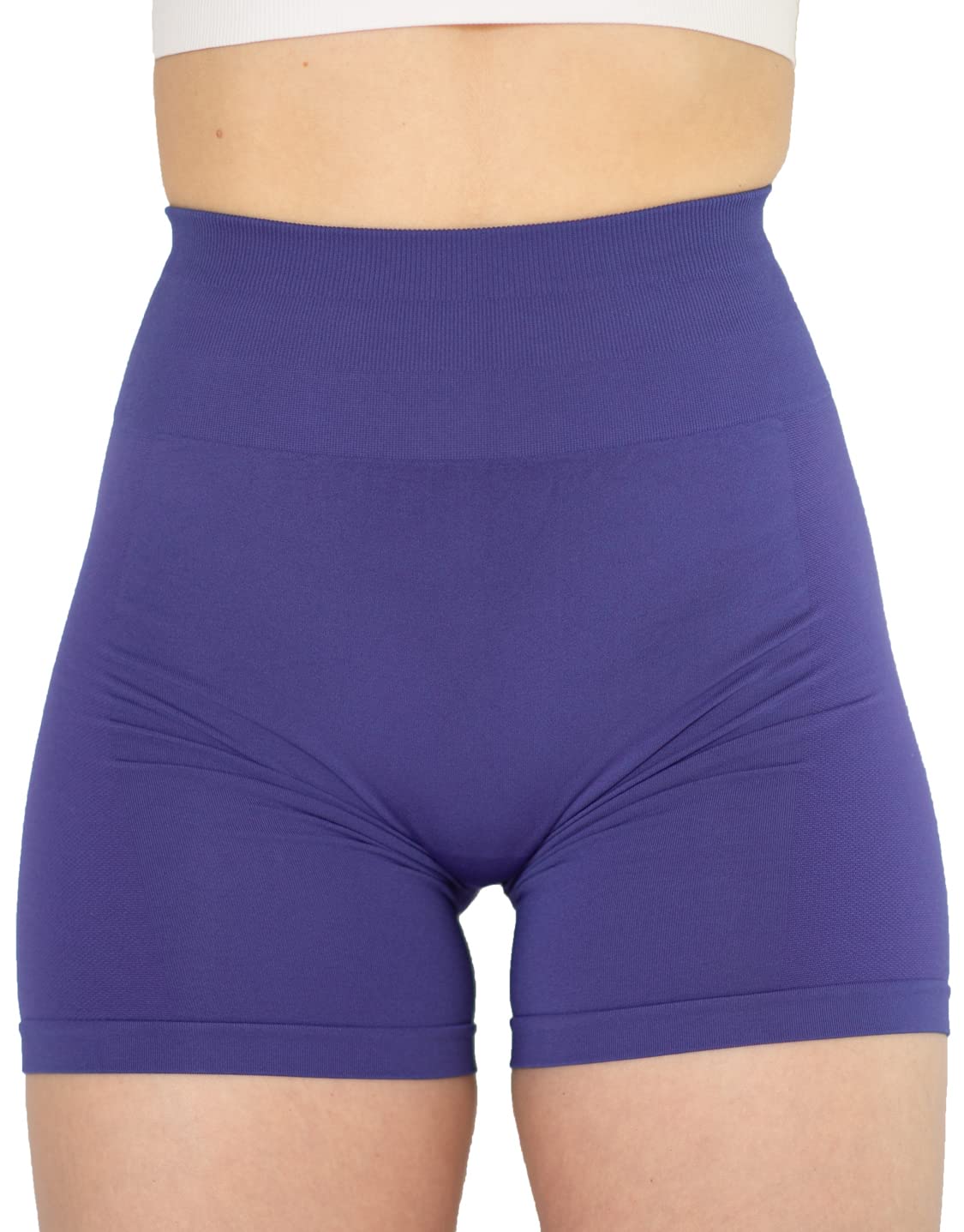 AUROLA Intensify Workout Shorts for Women Seamless Scrunch Short Gym Yoga Running Sport Active Exercise Fitness Shorts(S,Very Peri)