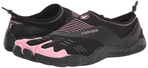 Body Glove Women's Cinch Water Shoe, Black/Prism Pink, 9