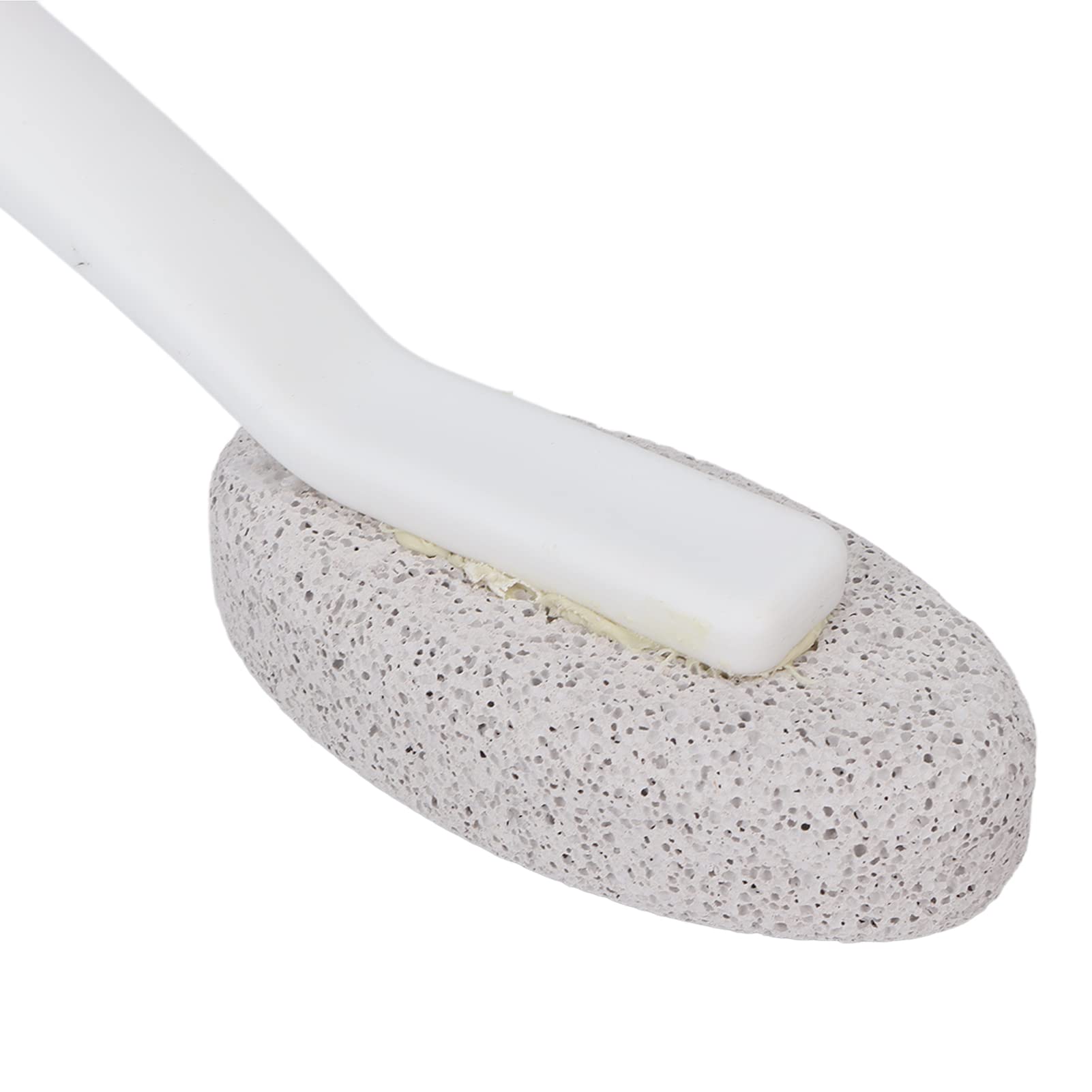 1PCS Toilet Cleaning Pumice Stone, Stains Hard Water Ring Remover Bathroom Cleaning Brushes Toilet Pumice Stone with Handle for Toilets, Bathtubs, Pool(1pcs)