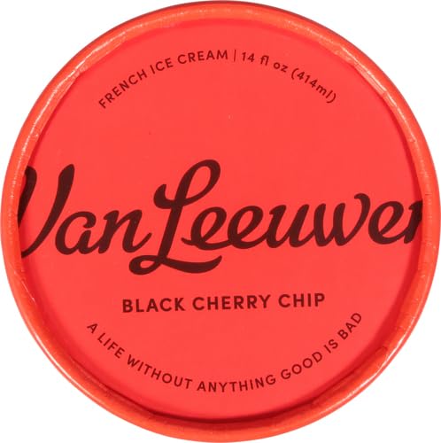 Van Leeuwen Black Cherry Chip Ice Cream 14 oz