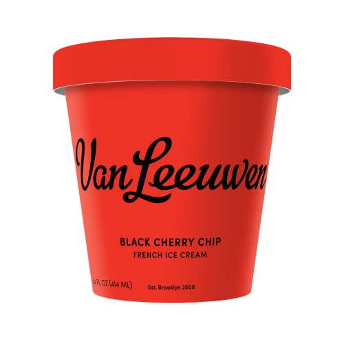 Van Leeuwen Black Cherry Chip Ice Cream 14 oz