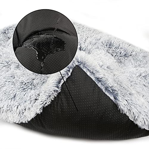Plush Soft Washable Dog Crate Pad & Bed - Anti-Slip, Large to Small Dogs & Cats