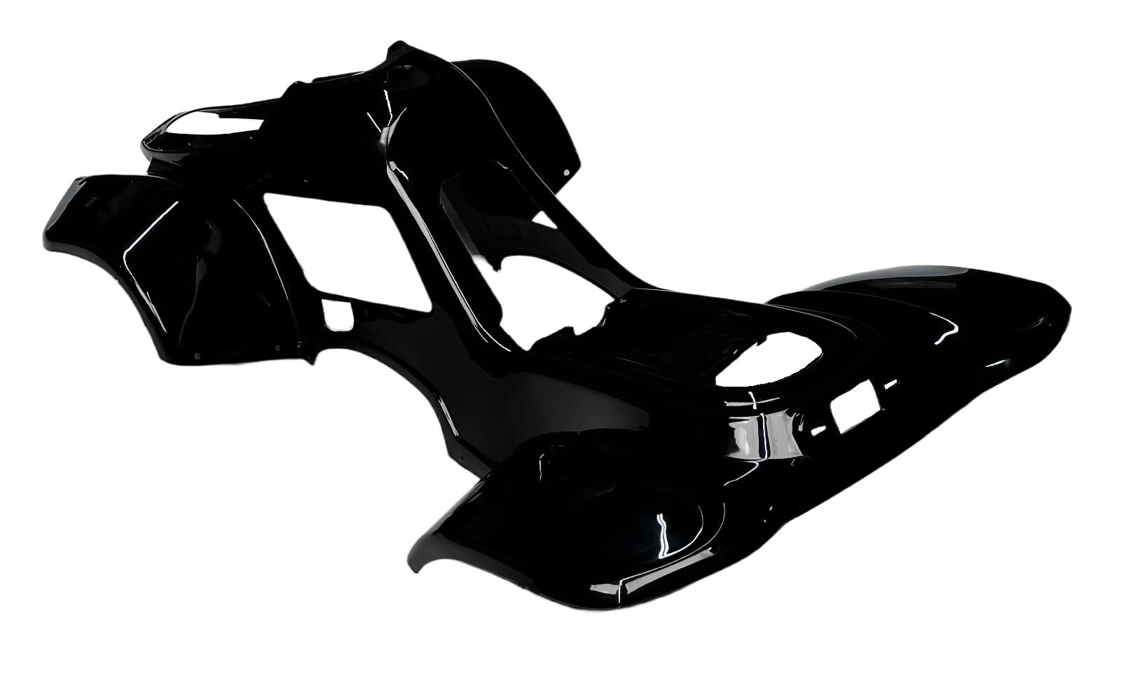1-Piece Body Plastic Fender for IceBear Coolster 3050 Taotao Chinese Peace SunL MotoTec Kids ATV Quad 110cc (Black)