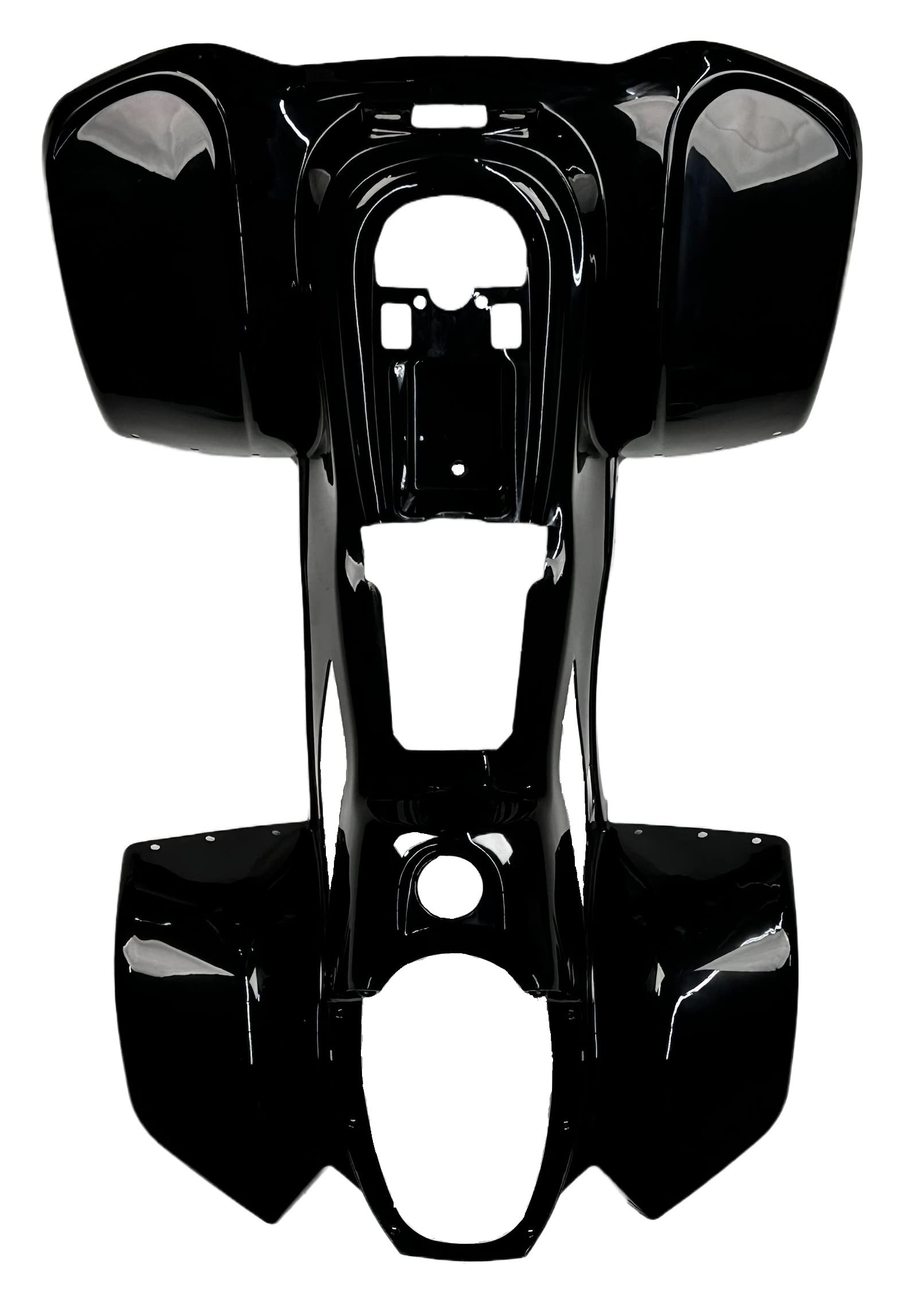 1-Piece Body Plastic Fender for IceBear Coolster 3050 Taotao Chinese Peace SunL MotoTec Kids ATV Quad 110cc (Black)