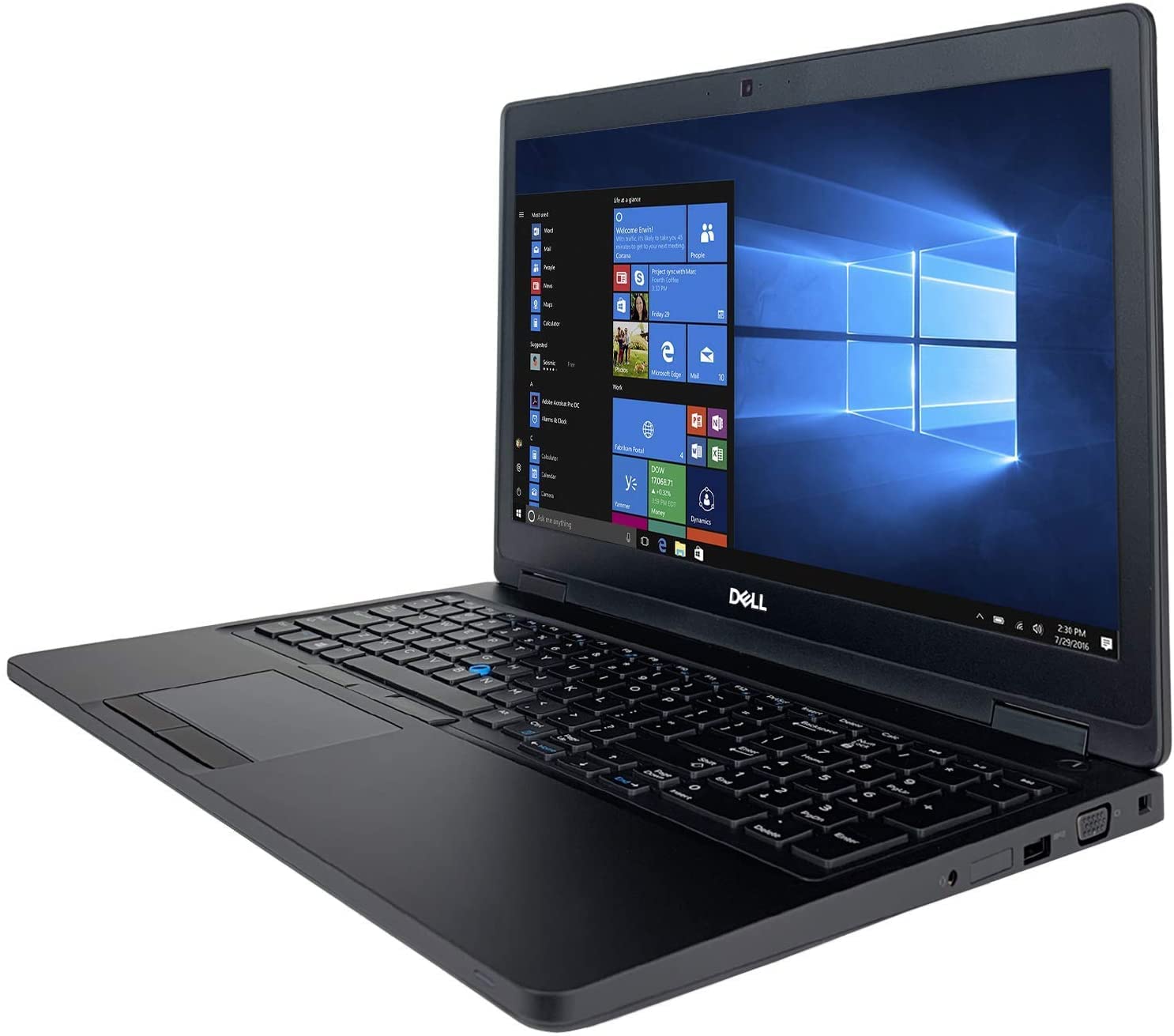 Dell Latitude 5580 Workstation Laptop | Intel Core i5 7th Gen CPU | 16 GB RAM - 1 TB SSD | 15.6" Display with Webcam | Wi-Fi | Bluetooth | HDMI Port | Microsoft Office | Windows 10 Pro (Renewed)