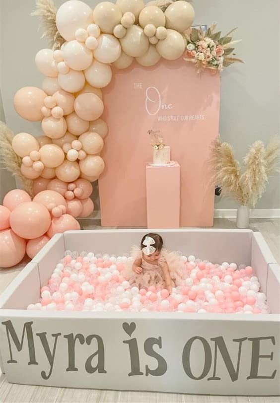 Fonder Mols Nude Balloon garalnd Kit, 132pcs Cream Peach Peachy Beige Balloon Garland Kit Boho Bridal Shower Wedding Birthday Party Backdrop Decorations