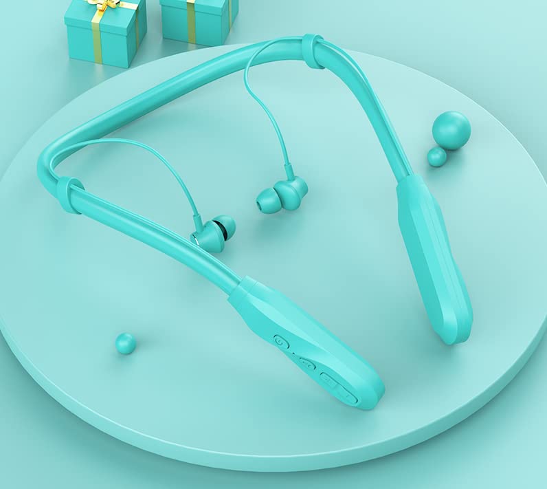 Nepartak 200-Hour Playtime Neckband Bluetooth Earphones, Hi-Fi Sound, Comfortable Fit, Perfect for Sports & Commuting