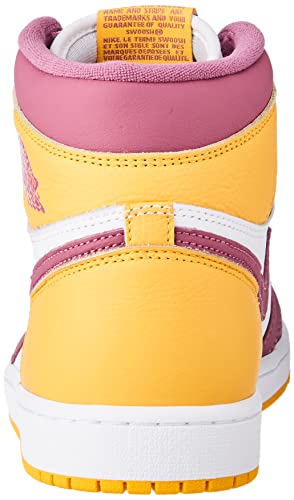 Nike Men's Basketball Shoes, University Gold Light Burgundy, 12
